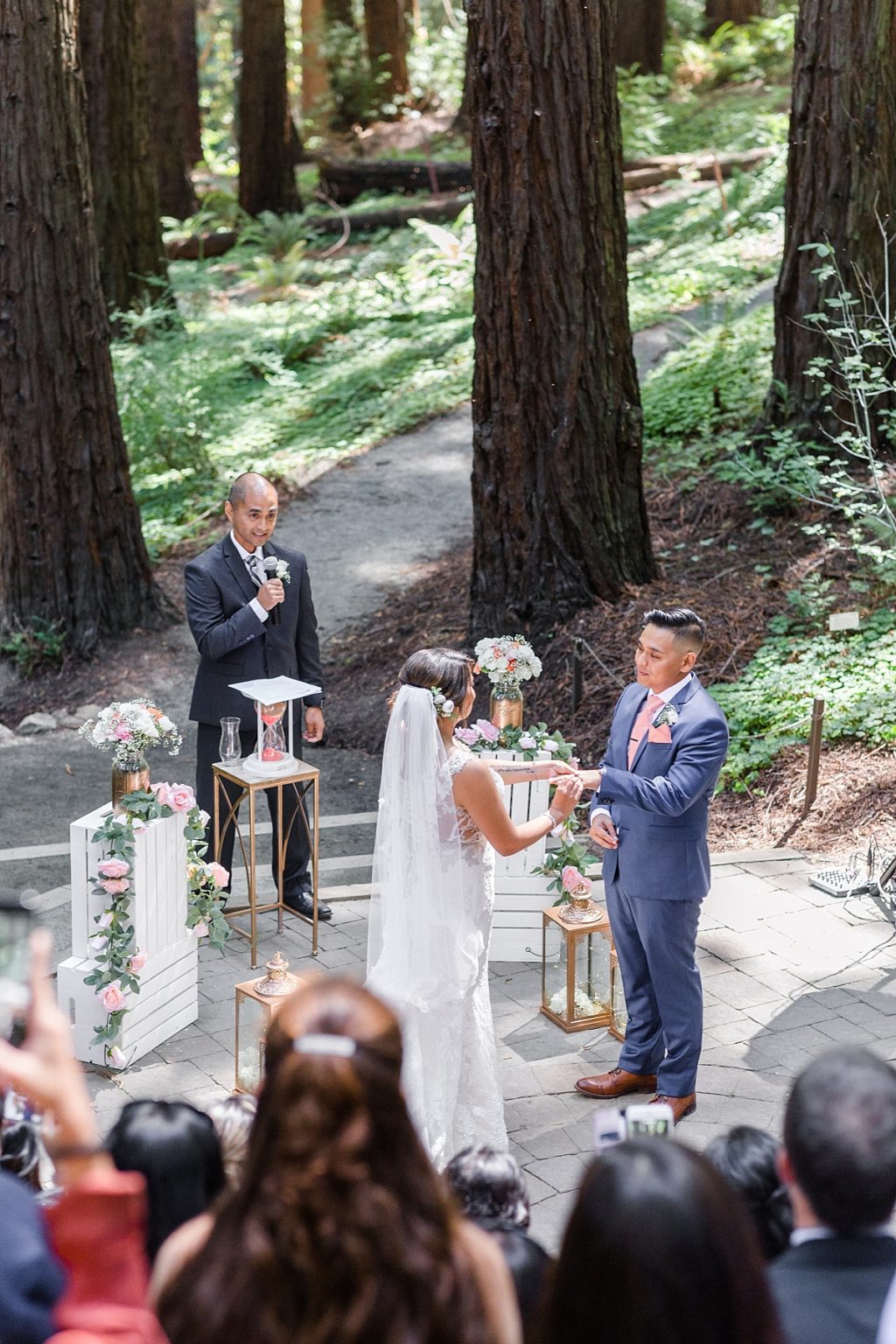 Summer Berkeley Botanical Garden Wedding Ceremony